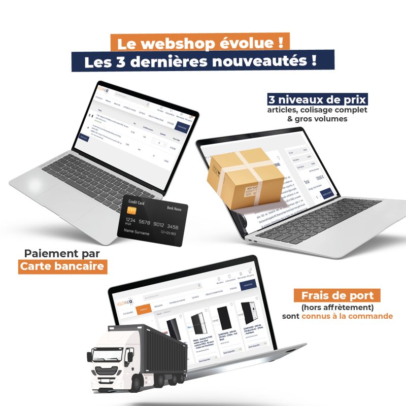 Webshop - Voltaneo | Distributeur de solutions photovoltaïques